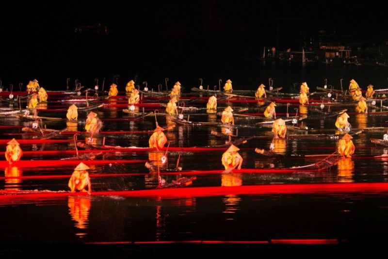 Licht show - Liu Sanjie Impression in Yangshuo - 333travel